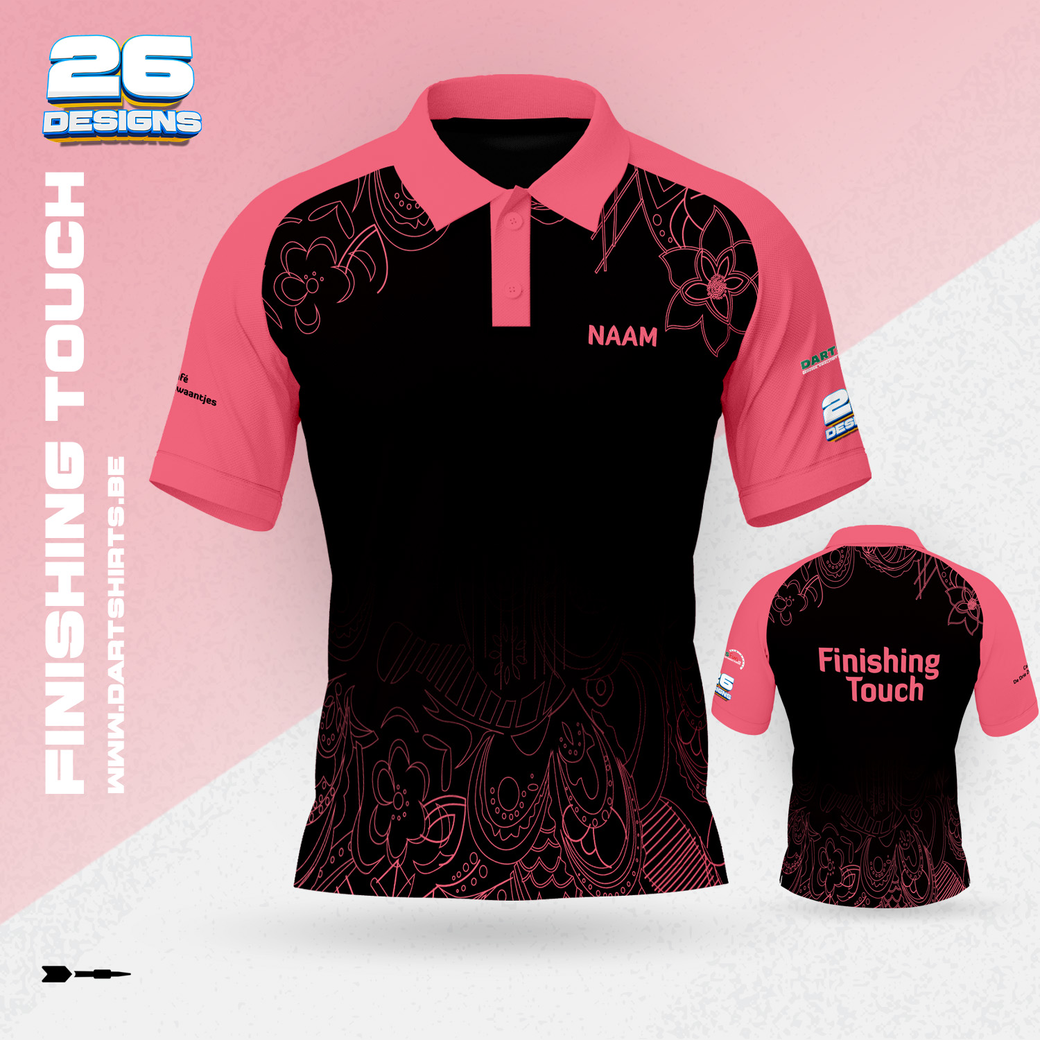 Dartshirts Op Maat - Checkout In Style - 26 Designs
