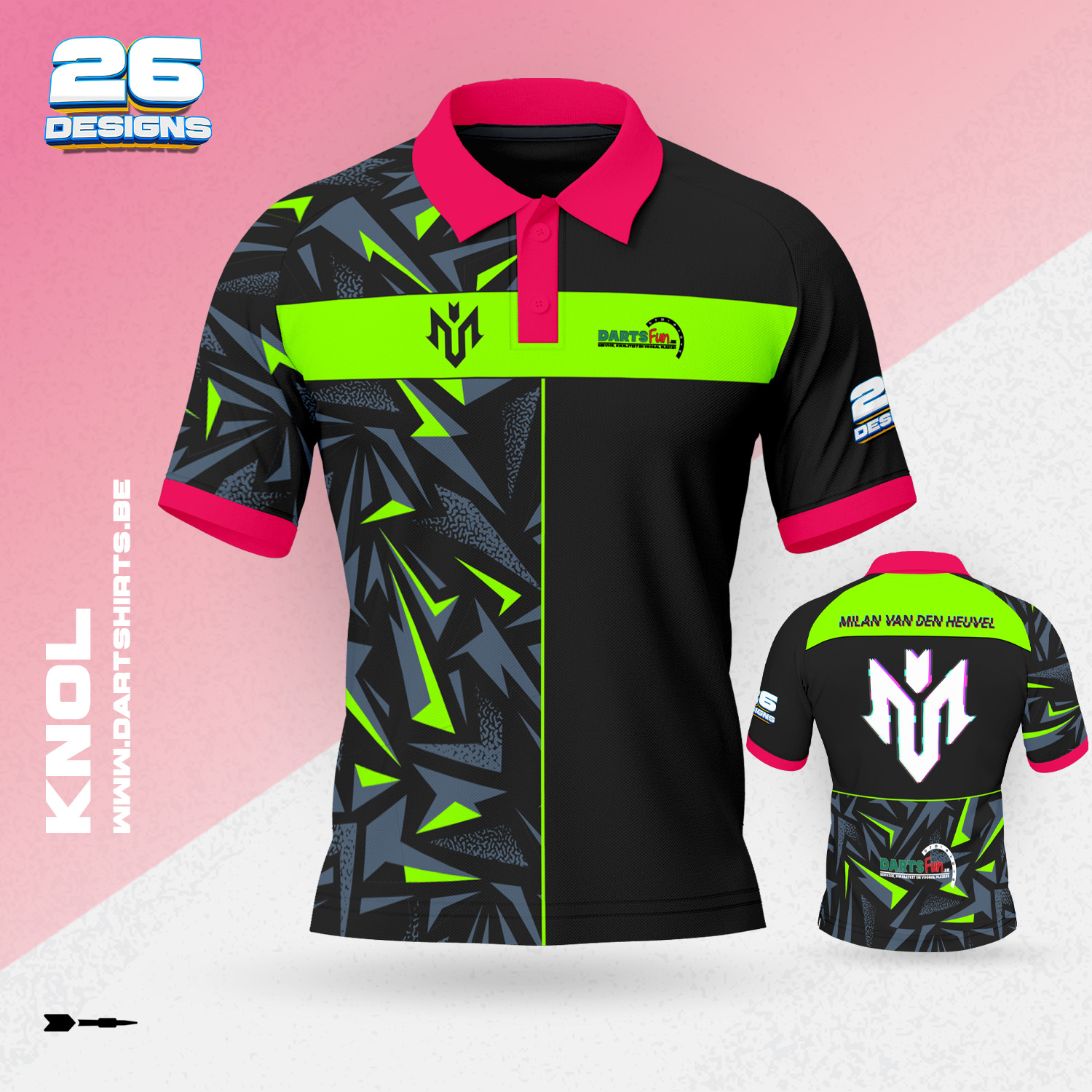 Dartshirts Op Maat - Pagina 2 - 26 Designs